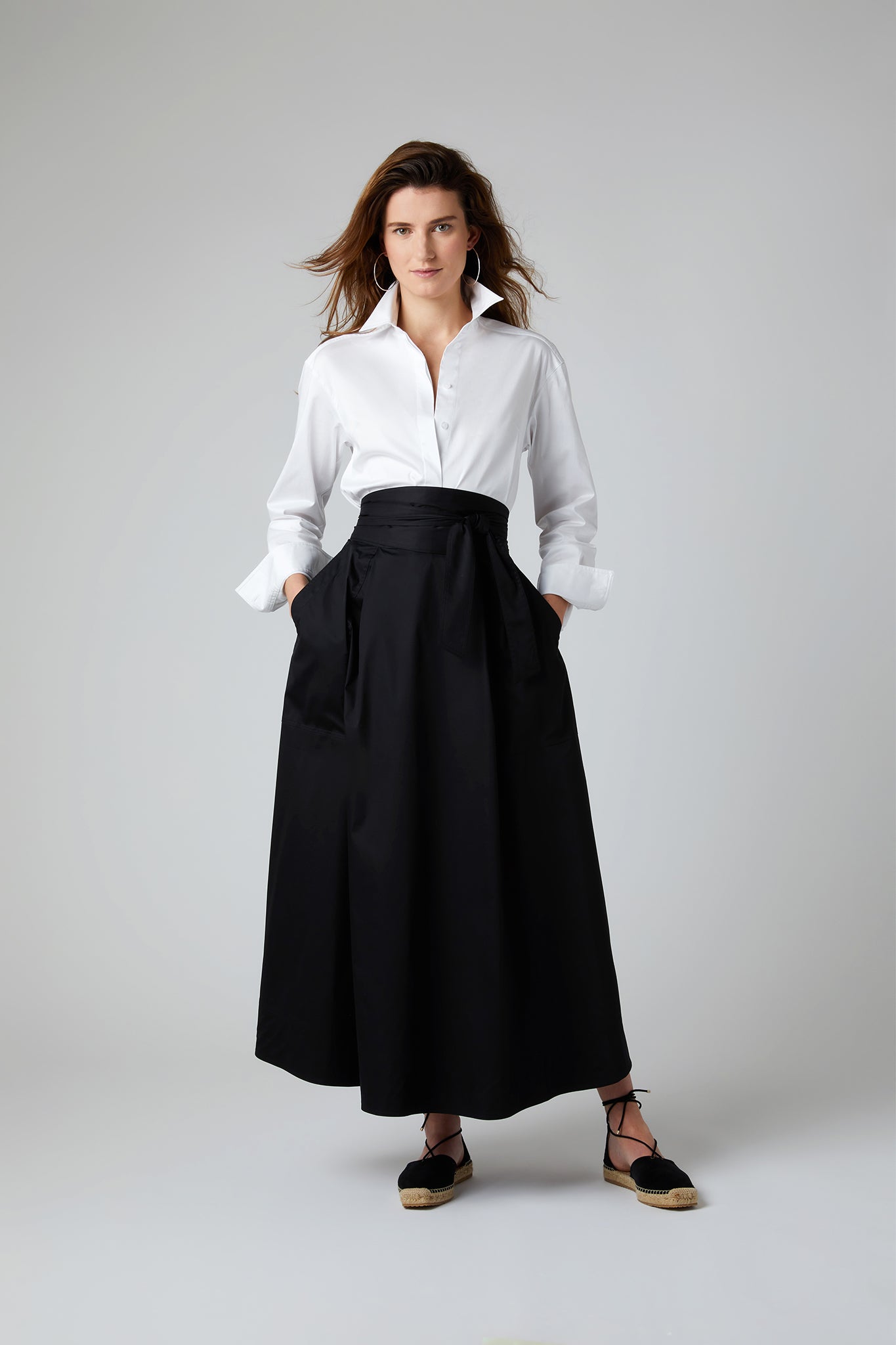 Fran Button Through Cotton Shirt – Jasper Conran London