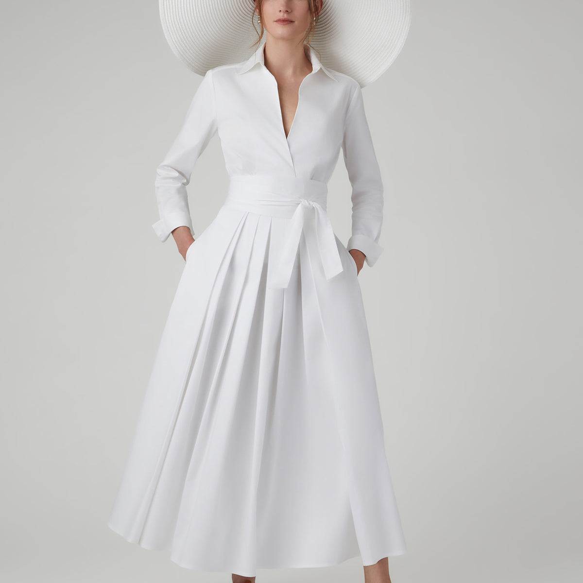 Holly Cotton Wrap Top – Jasper Conran London